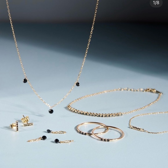 Catbird | Jewelry | Catbird 3 Black Diamond Necklace | Poshmark